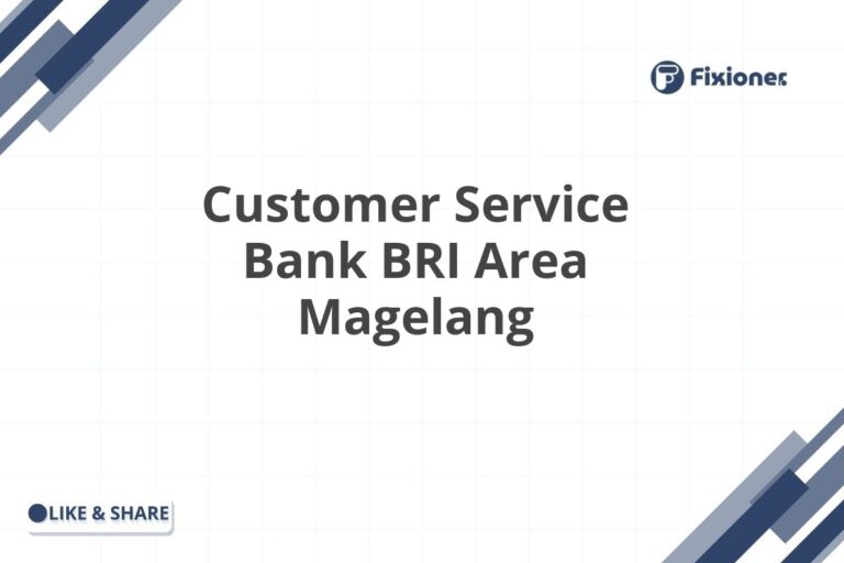Customer Service Bank BRI Area Magelang [mount]