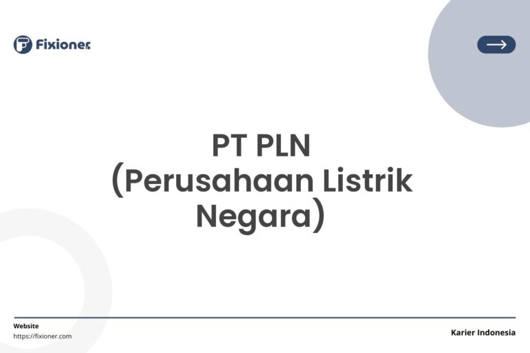 Profil PT PLN (Perusahaan Listrik Negara)
