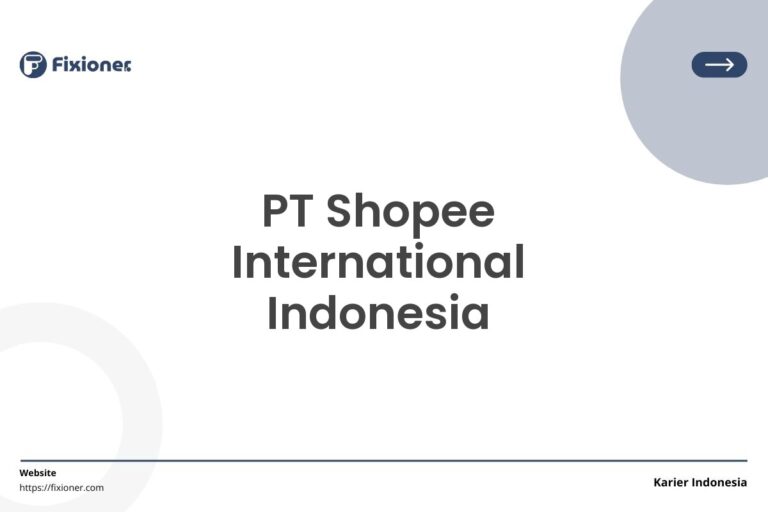 Profil PT Shopee International Indonesia
